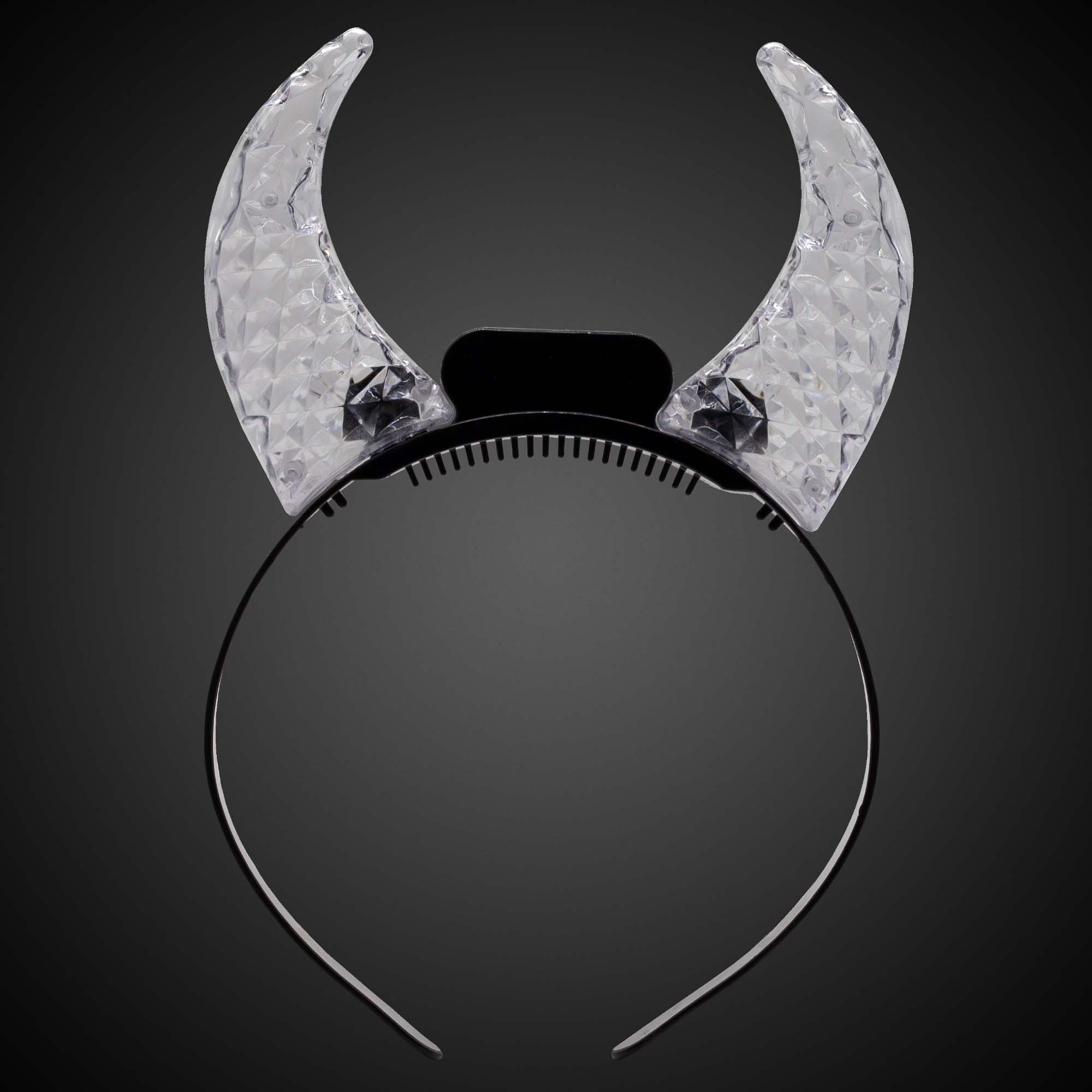 Light Up Crystal Devil Horns - New Products