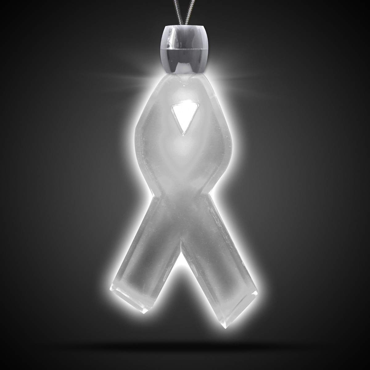 White Light Up Pendant Necklaces - White - Shop by Color